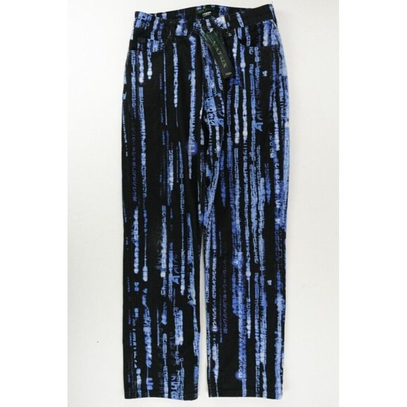 Jaded | Jeans | Nwt Jaded London Matrix Code Mens Jeans New Blackblue ...